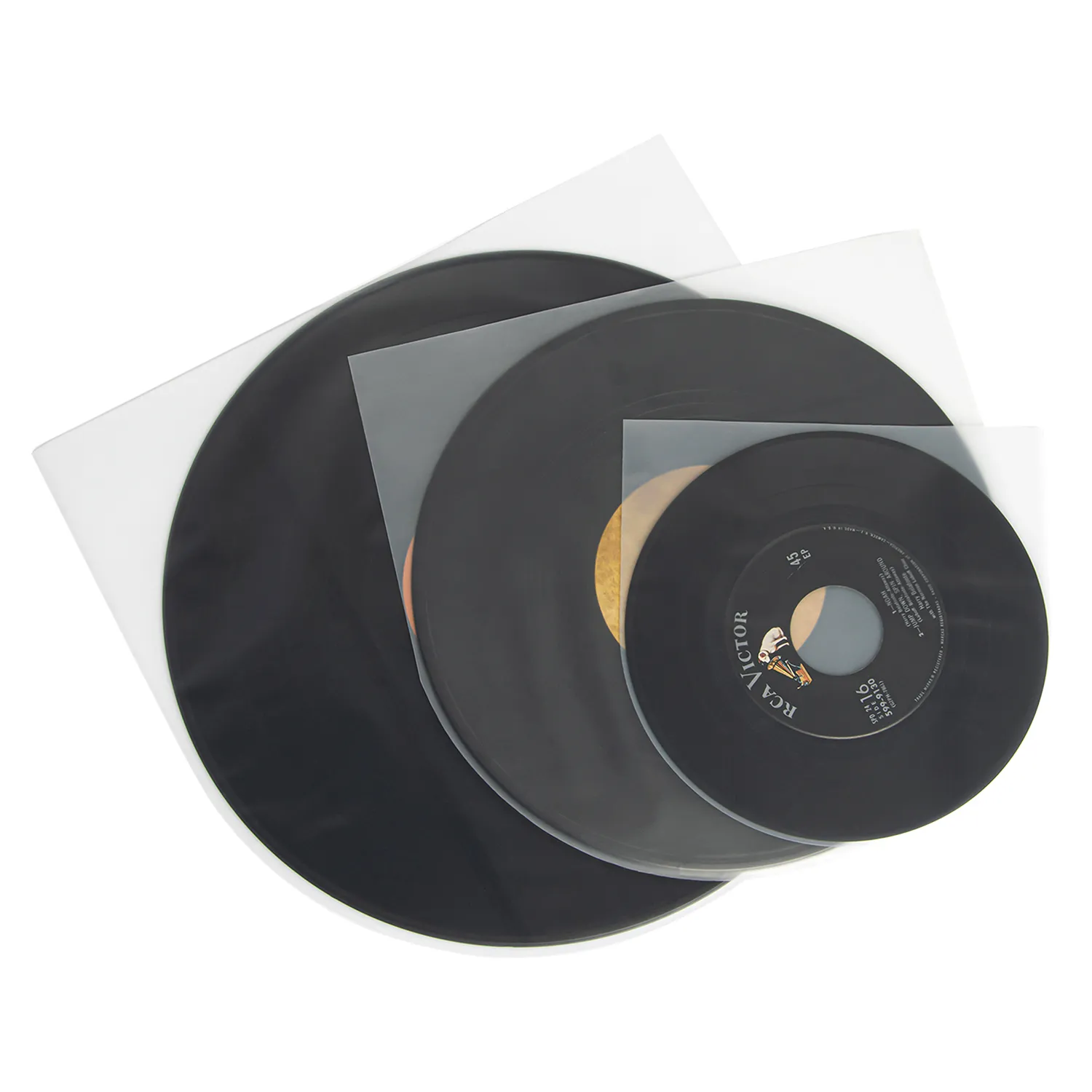 Round Bottom Record Inner Sleeves Vinyl LP Record Sleeve
