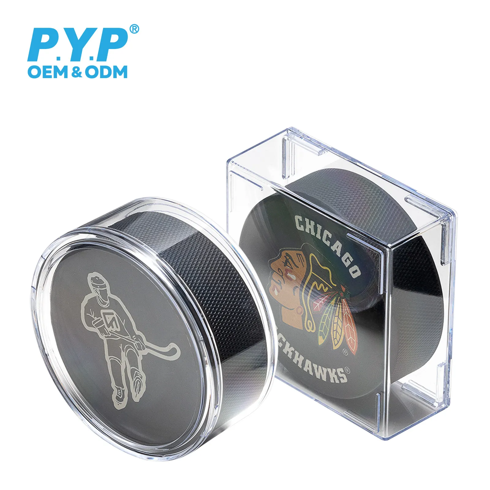 Hockey Puck Display Case Stackable Hockey Puck Holder