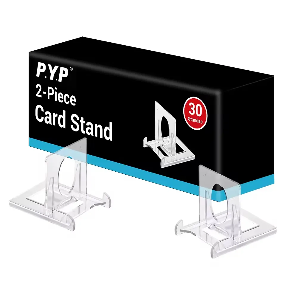 2 Piece Card Holder Stand Swipe to Adjust The Display Angle