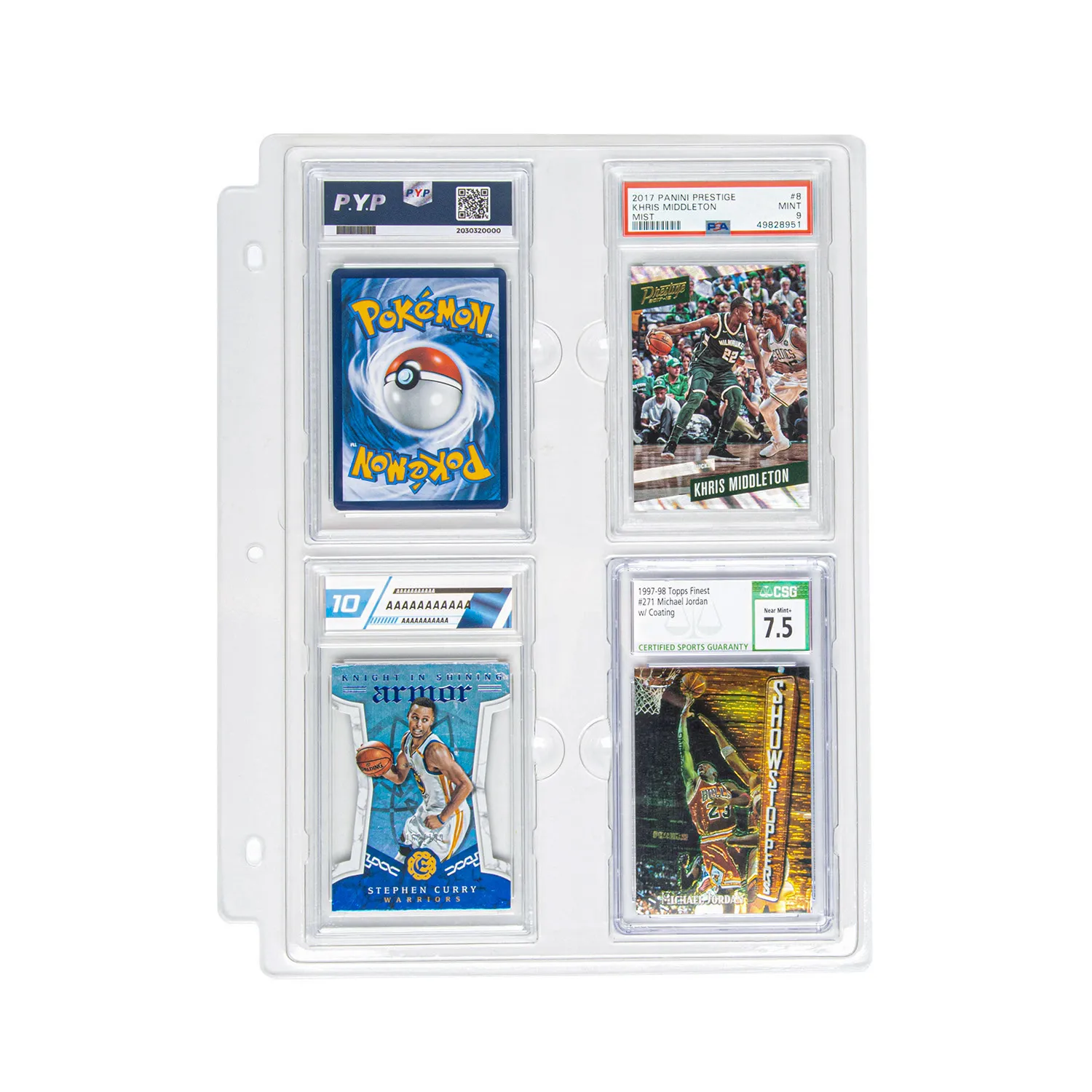 4-Pocket Page for Graded PSA Slabs