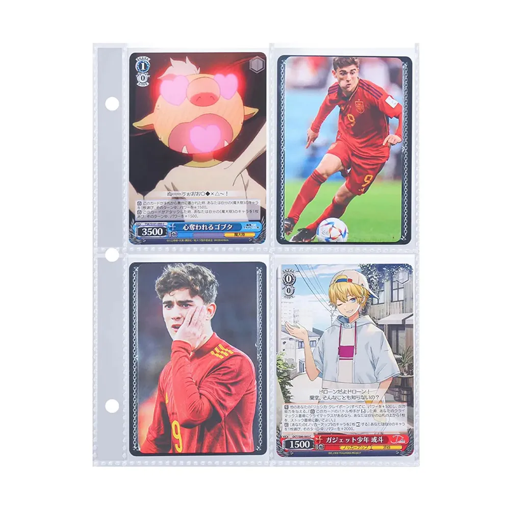 4 Pocket Trading Card Sleeve Pages